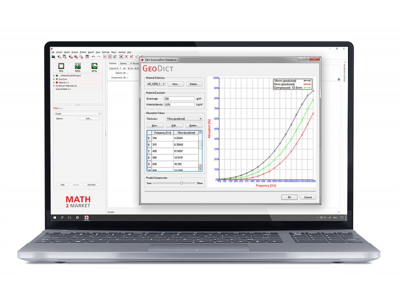 Software GeoDict - AcustoDict